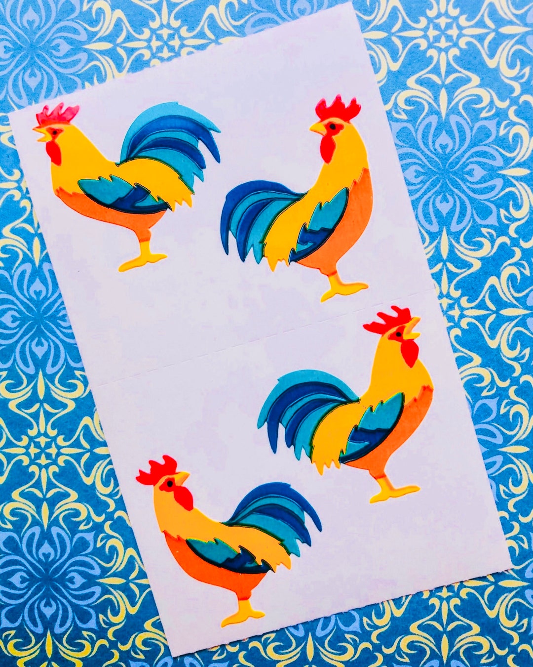 Rousing Roosters Vintage Stickers- 1992 Mrs Grossman’s Farm Barn ...