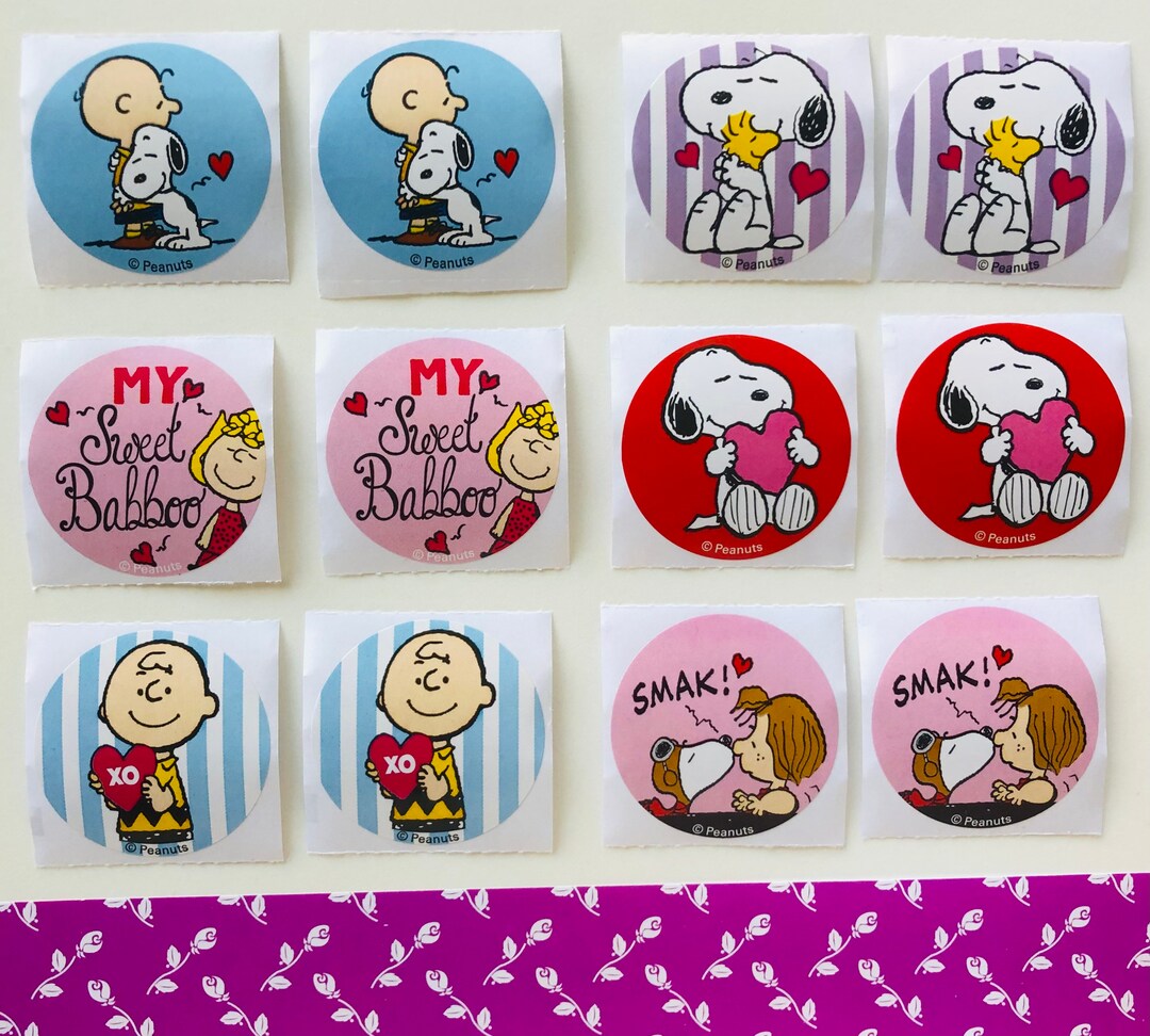 A Dozen Peanuts Stickers - Snoopy Stickers, Journal Stickers, Sweet ...