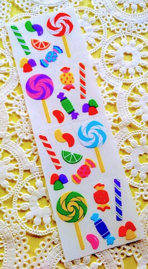 Ultra Rare Candy Vintage Stickers 1993 Mrs Grossmans | Etsy