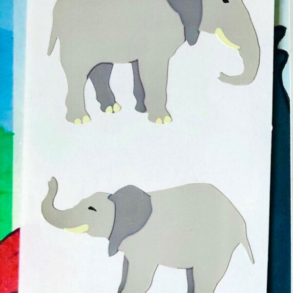 Elephant Memory Card - Etsy
