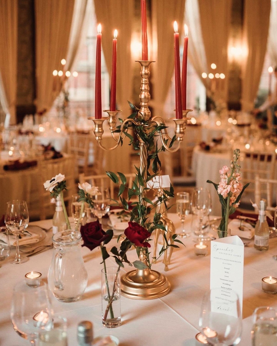 Wedding Trifold Table Talker Classic Calligraphy Stunning High Quality ...