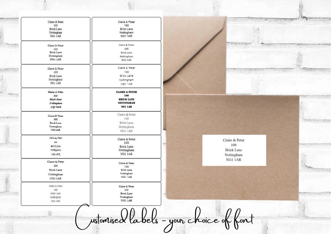 Wedding Labels for Envelopes Invitations Save the Dates - Etsy