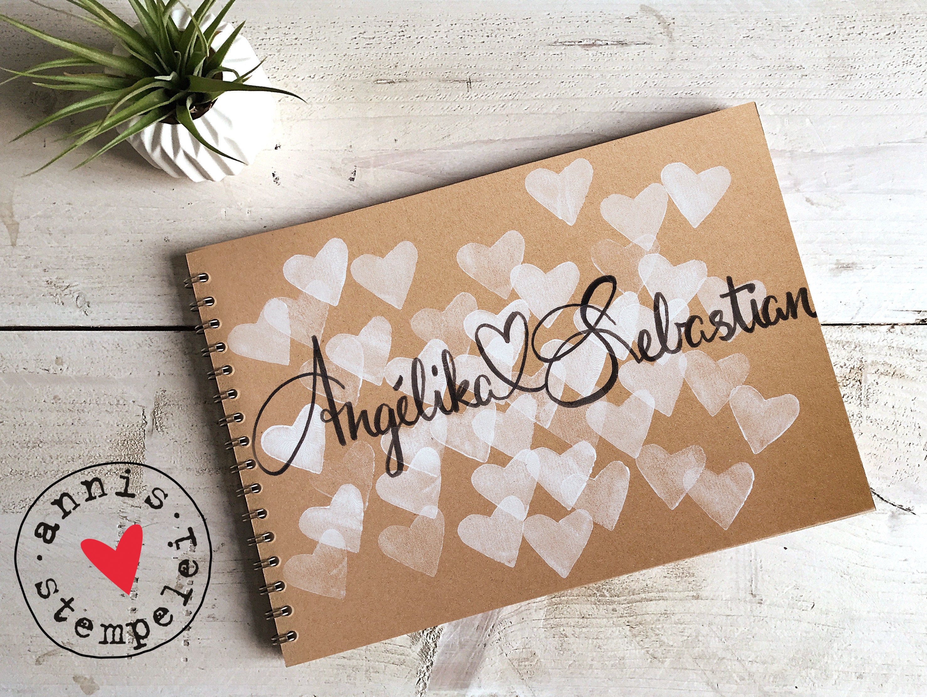 Fotoalbum scrapbook A5 mit wunschtext | Etsy