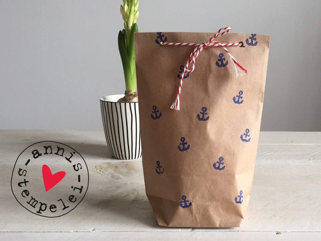 5 Gift Bags to Fill Yourself, Anchor - Etsy