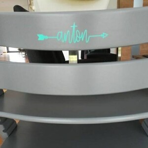 High Chair Stickers Name Stickers Individually - Etsy