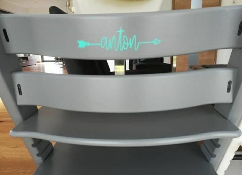 High Chair Stickers Name Stickers Individual | Etsy