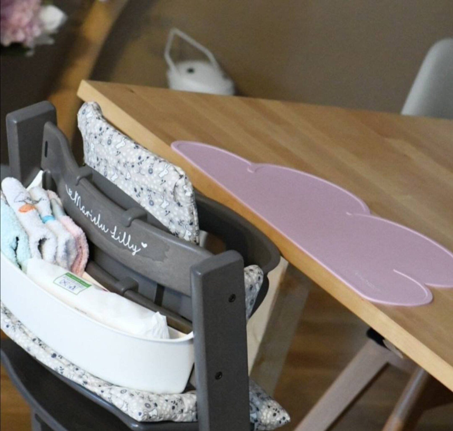 High chair stickers name stickers individual | Etsy