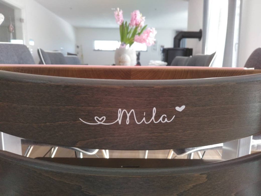 High Chair Stickers Name Stickers Individually - Etsy