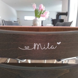 High Chair Stickers Name Stickers Individually - Etsy
