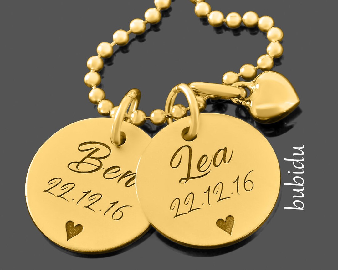 Personalized Family Necklace, Twins Necklace, Engraved Jewelry ...