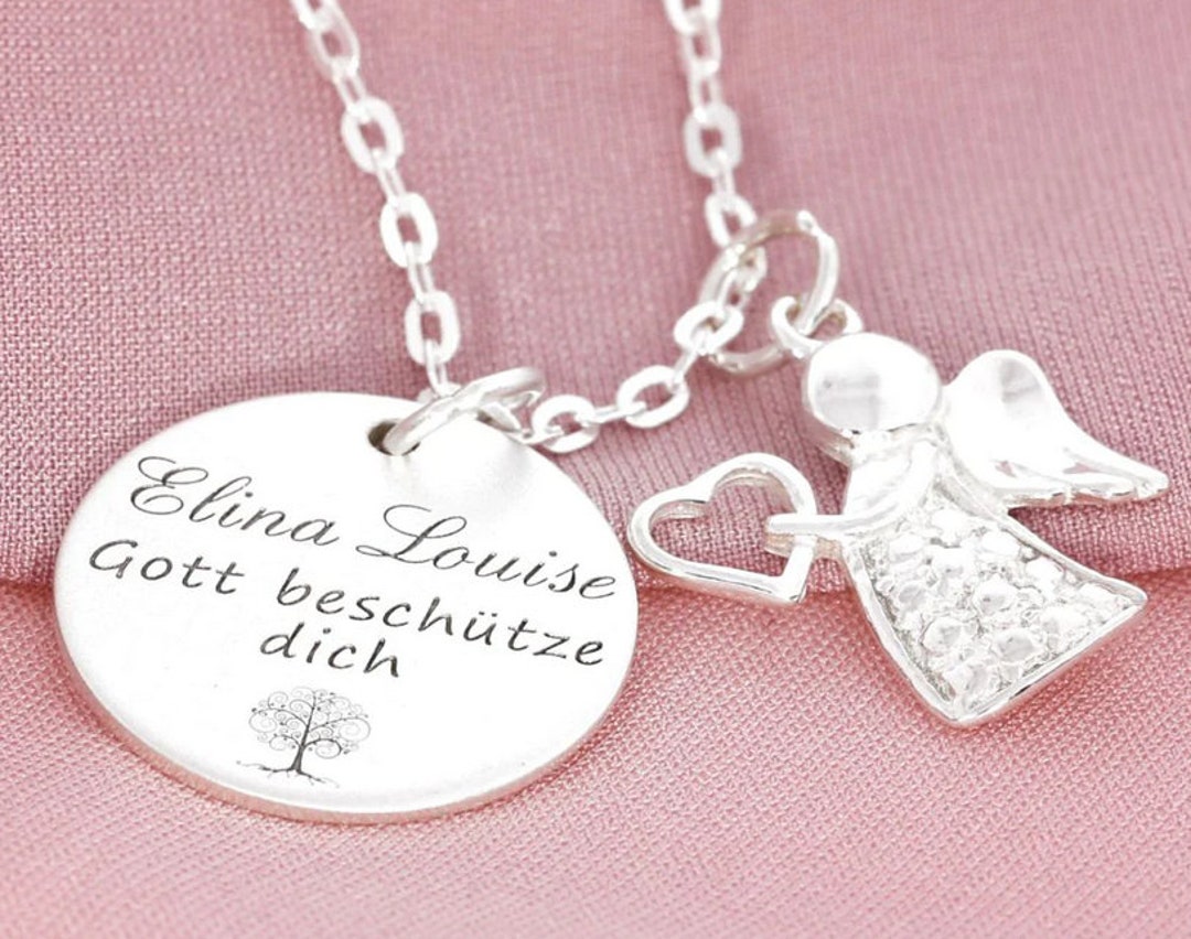 Chain Confirmation Girl Boy Engraving Jewelry 925 Silver Communion Gift ...