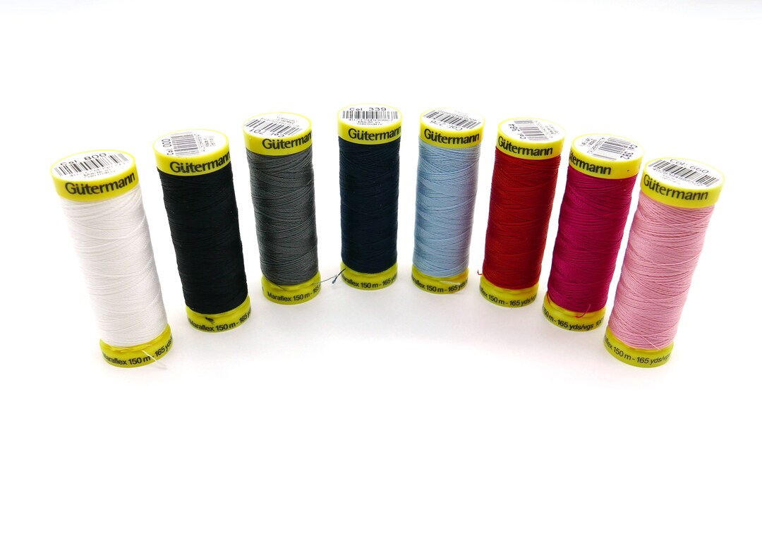 Gütermann Sewing Thread Maraflex, Various Colors to Choose From 0.025 ...