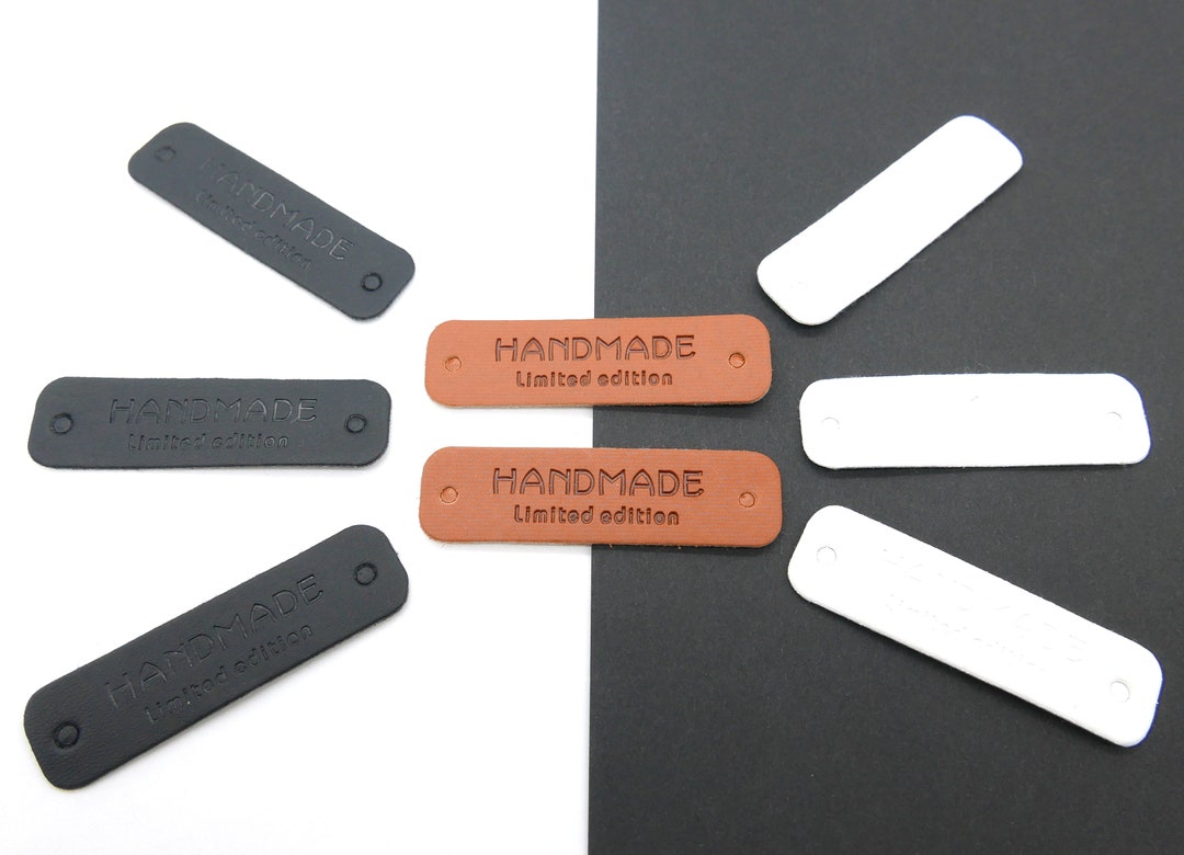 Label Patch With Lettering handmade, 5 Pieces - Etsy