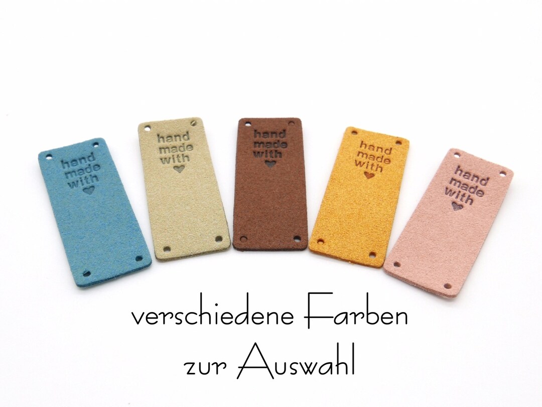 Label Patch With Lettering handmade, 5 Pieces - Etsy