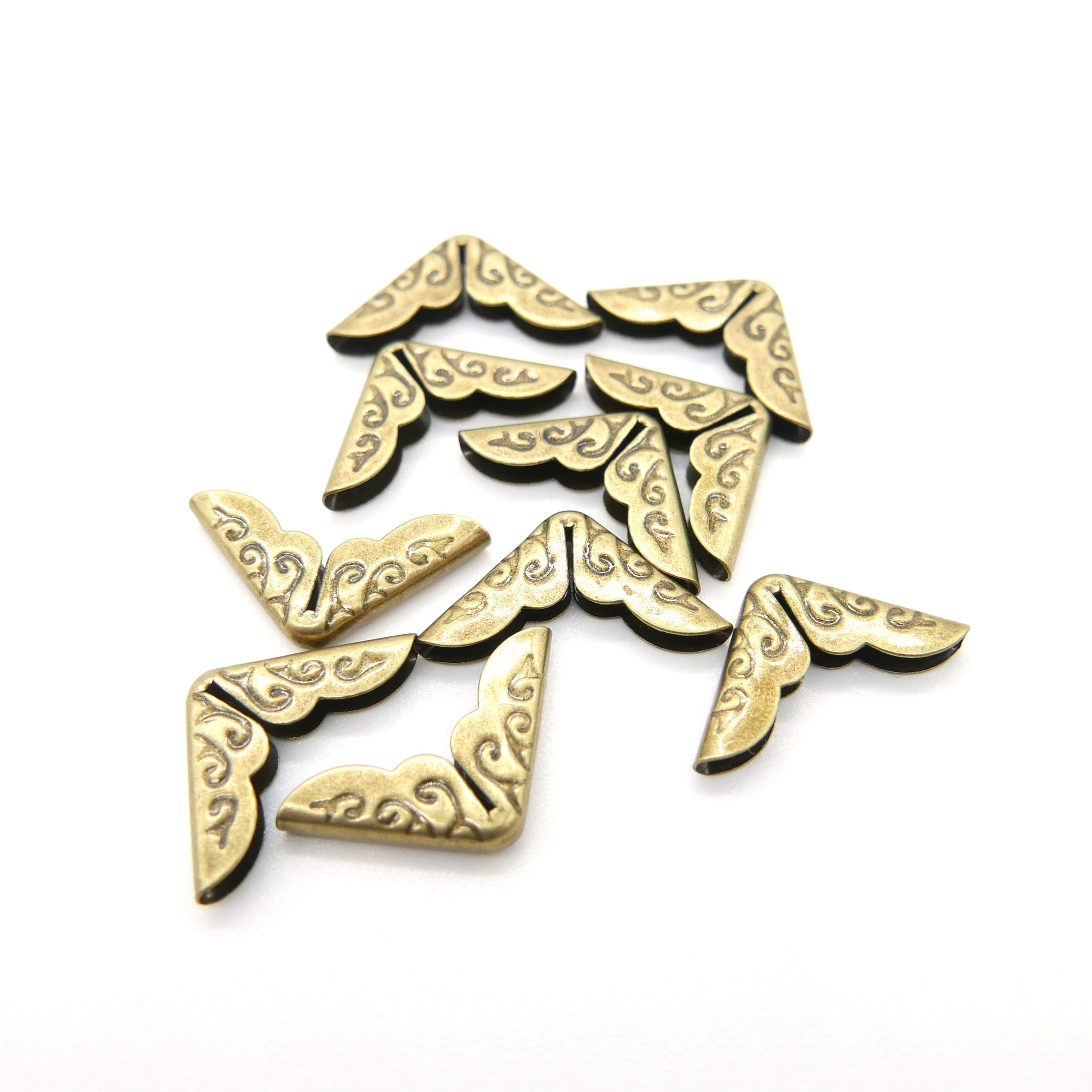 Buchecken Taschenecken 10 Stück 14 mm x 2 mm | Etsy