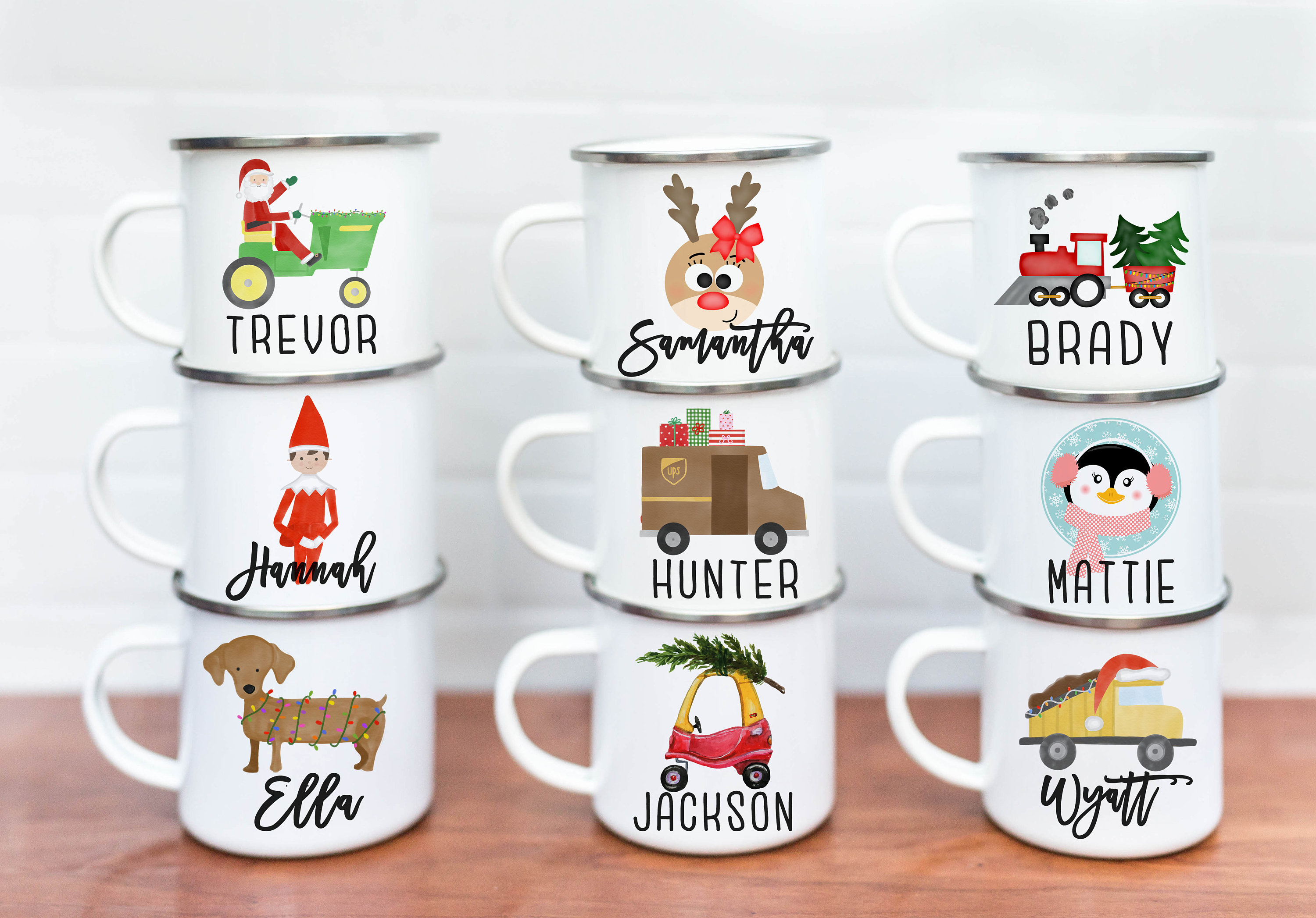 Personalized Kids Cup Christmas Kids Cup Hot Chocolate Mug | Etsy