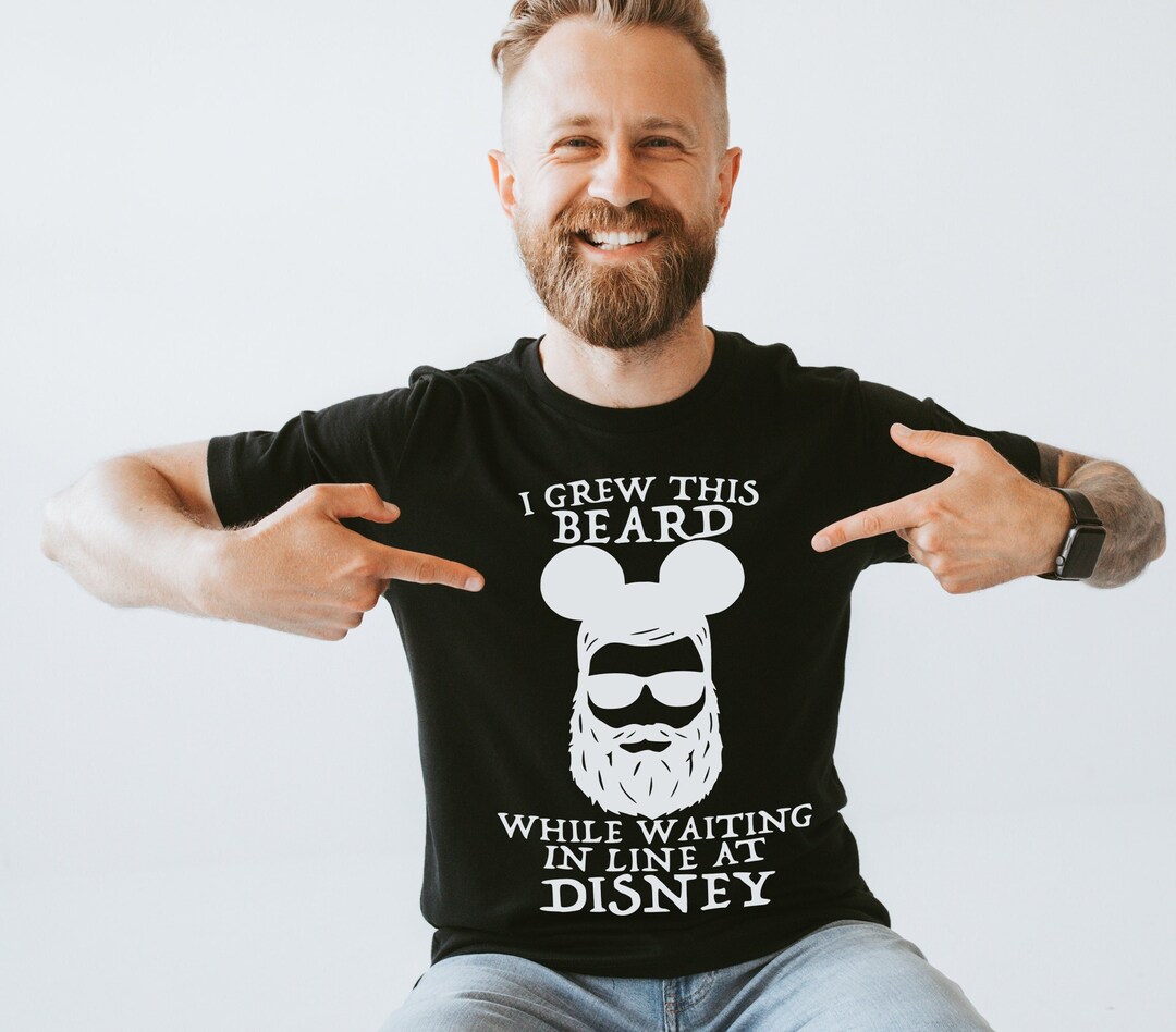 Men's Disney Shirt, Disney Dad, Mickey Shirt, Disney Beard Shirt, I ...