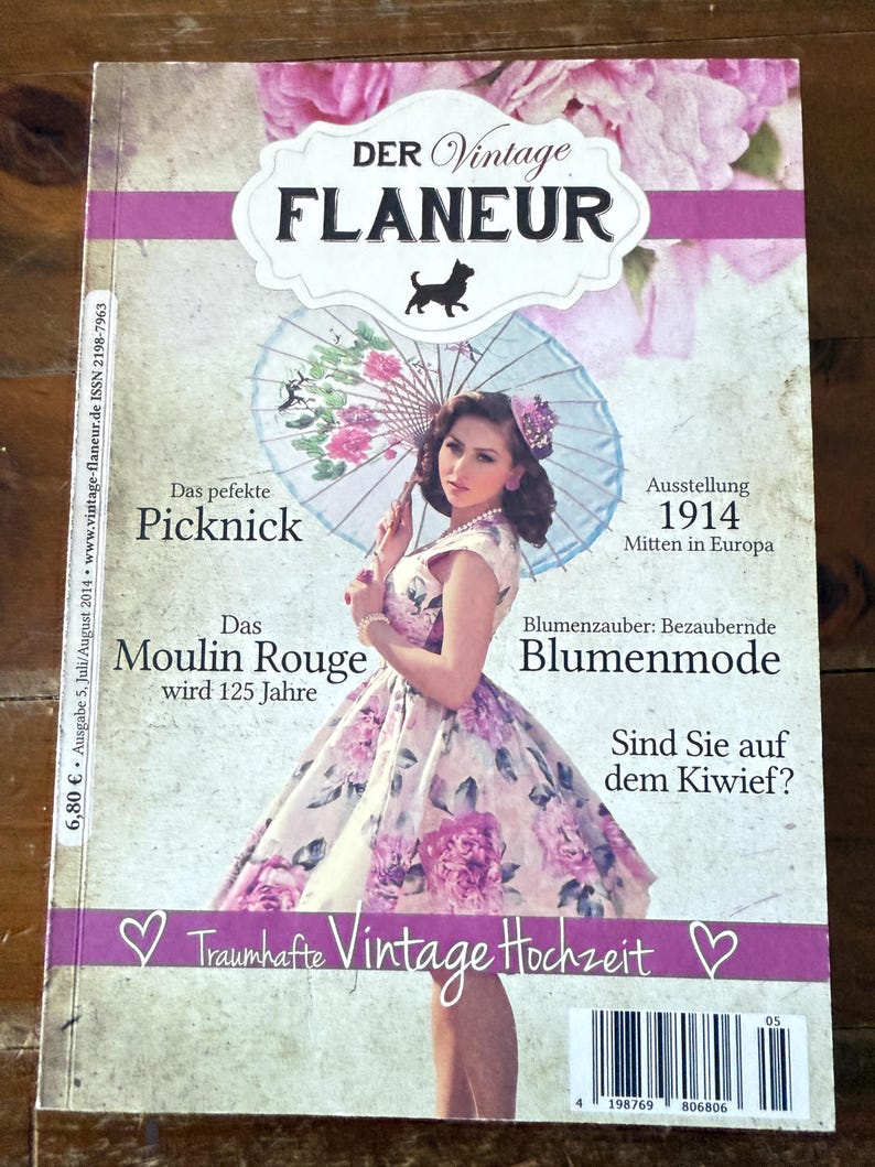 Vintage Flaneur Issue 5 -2014 German Magazine - Etsy