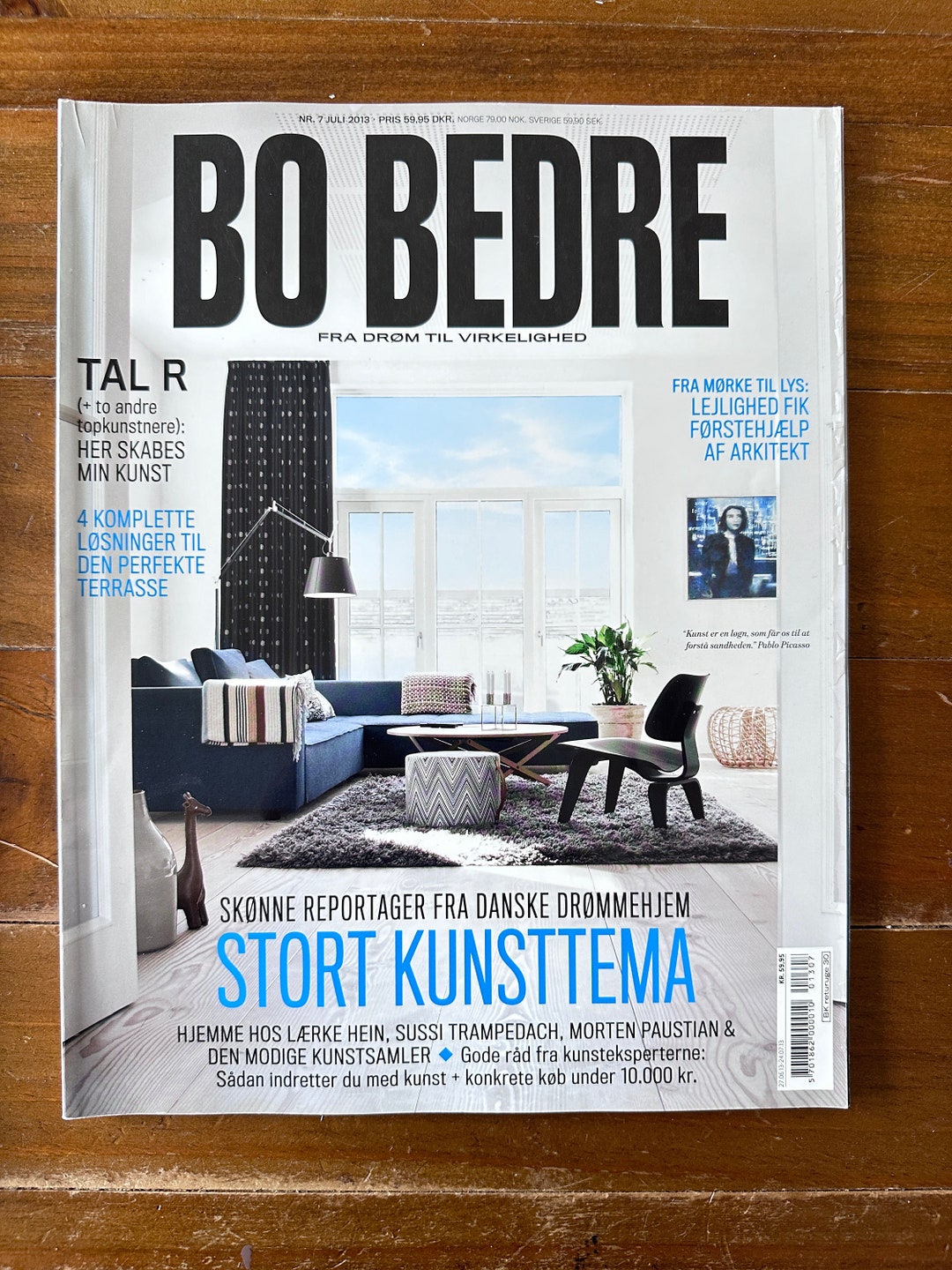 Bo Bedre Interior Design Magazine From Denmark 7-2013 - Etsy