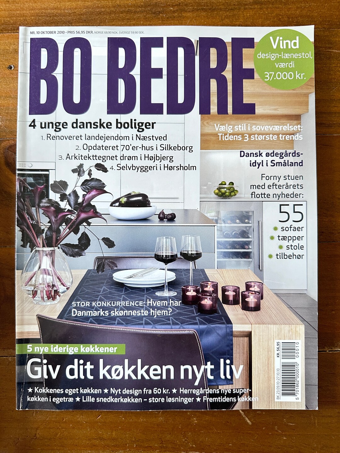 Bo Bedre Interior Design Magazine From Denmark 10-2010 - Etsy