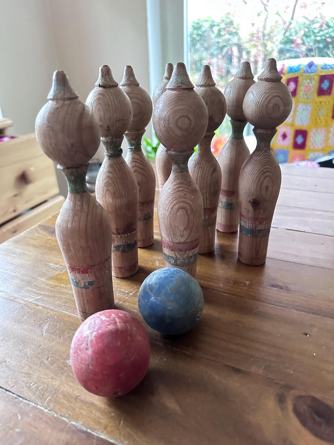 Old Table Skittles, Skittles, Skittle Game GUT HOLZ Vintage 8 Pieces - Etsy