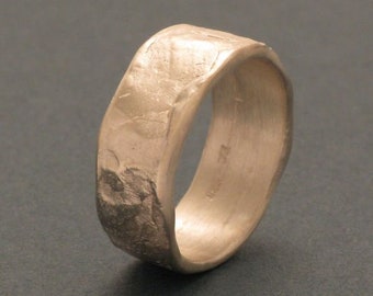 Silver Cast Ring | Etsy