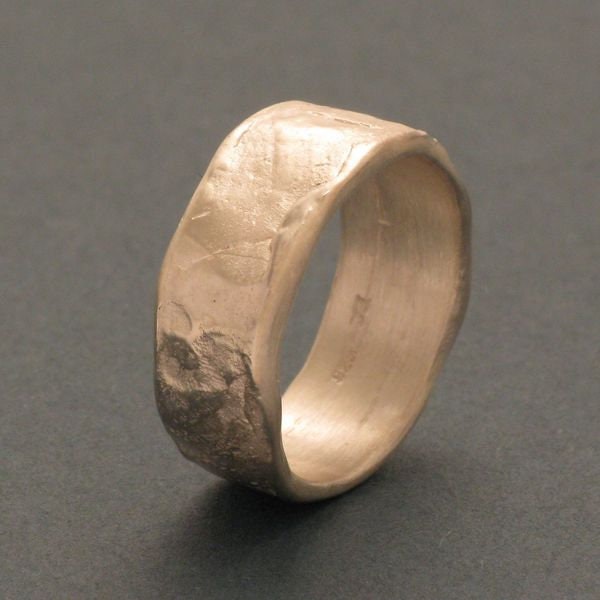 Silver Cast Ring - Etsy