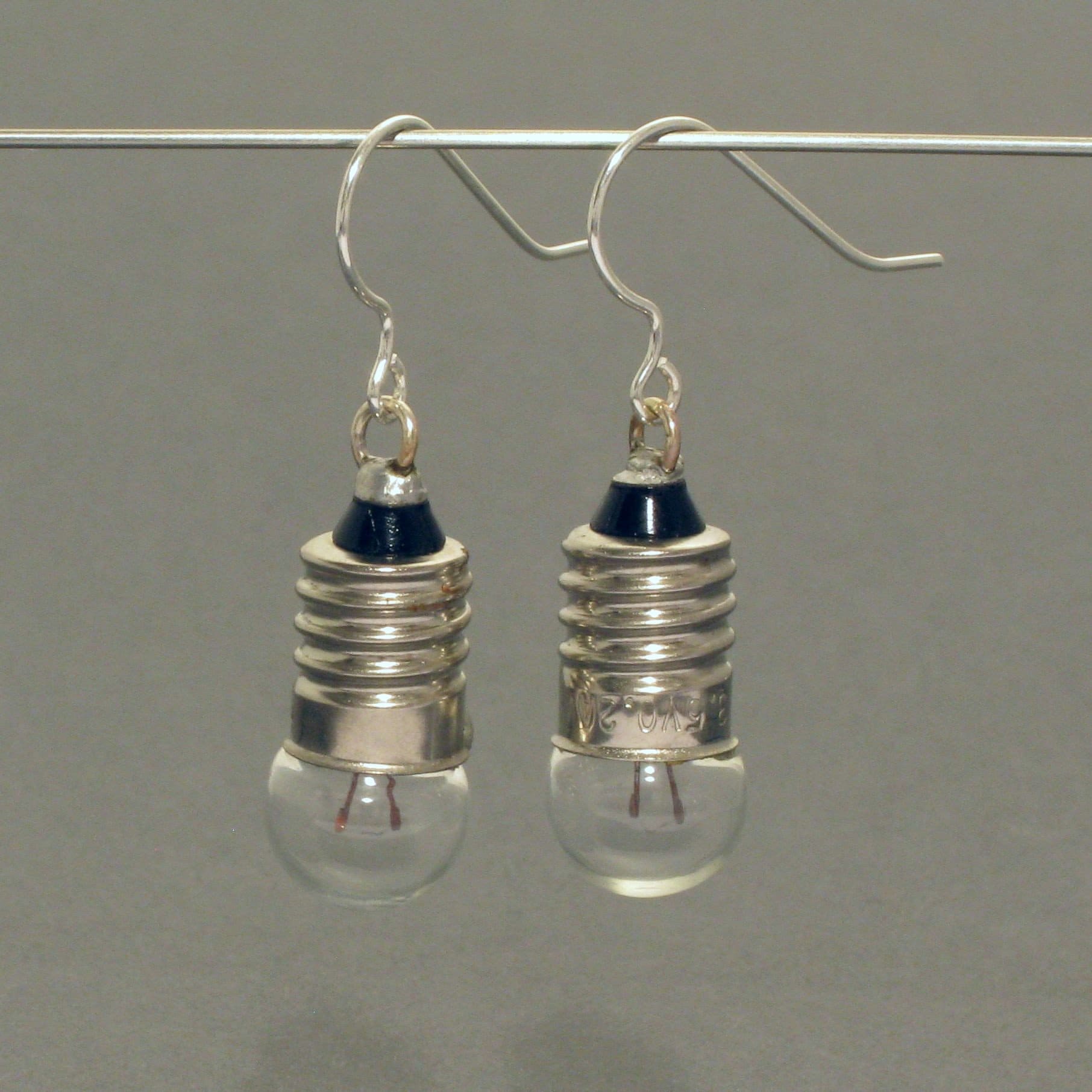 Drop Earrings Light Bulb - Etsy