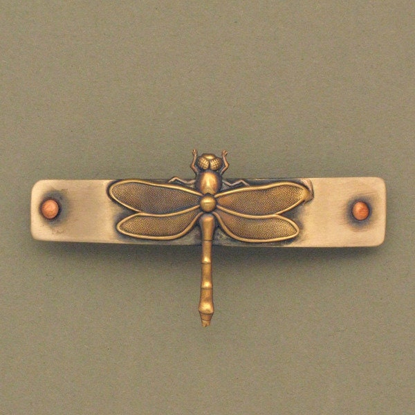 Dragonfly Small Hair Clip - Etsy