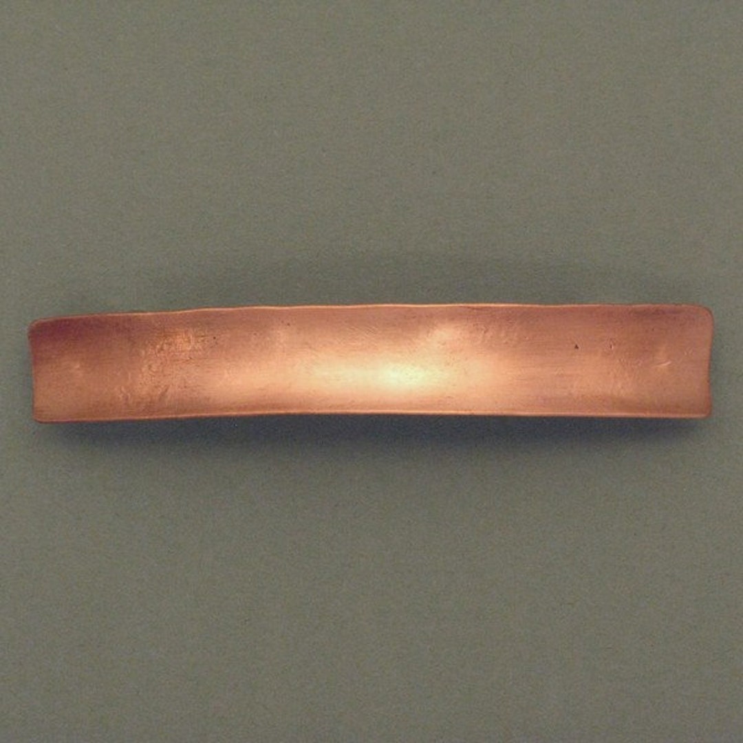 Concave Copper Hair Clip - Etsy