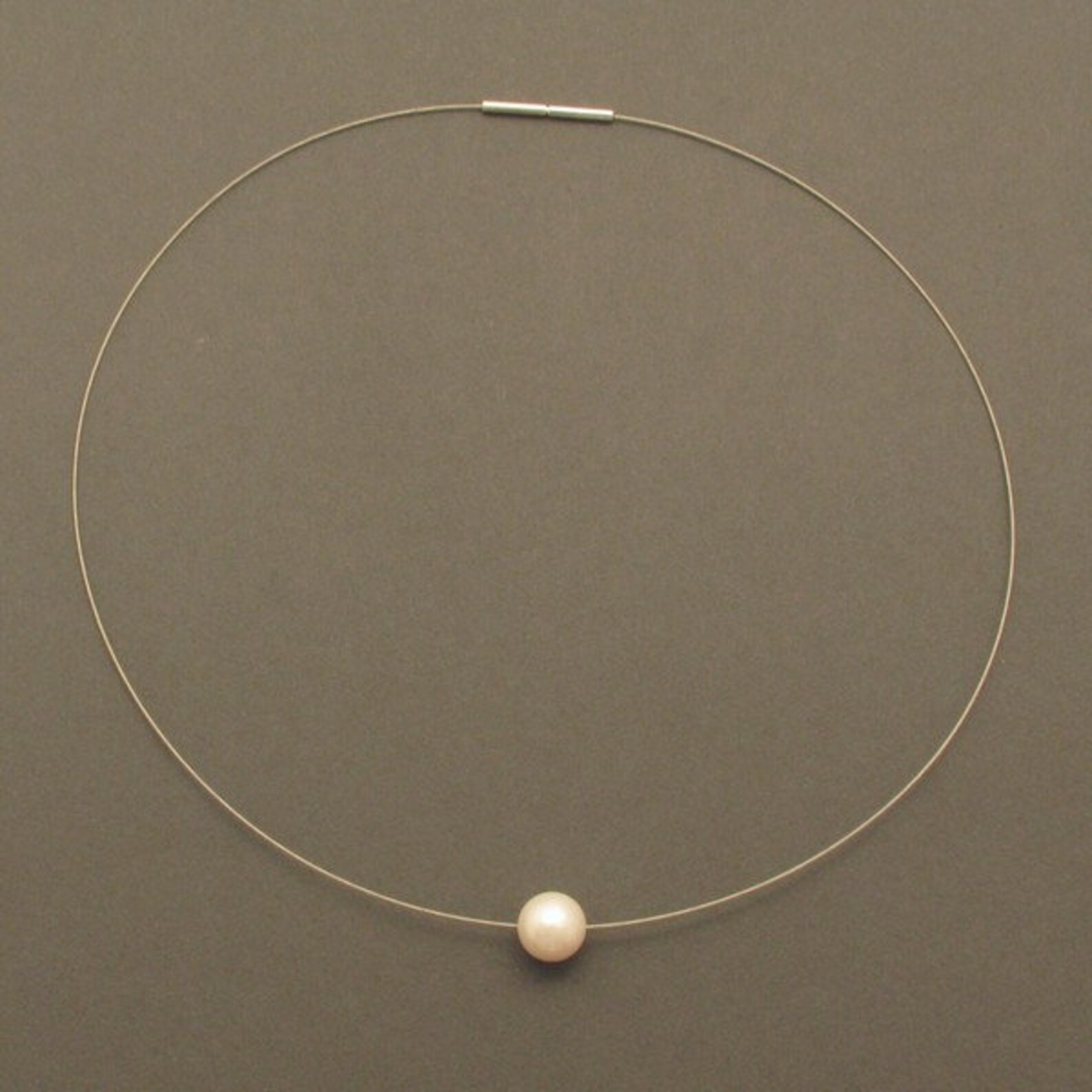 Silver Circlet With Pearl Pendant - Etsy