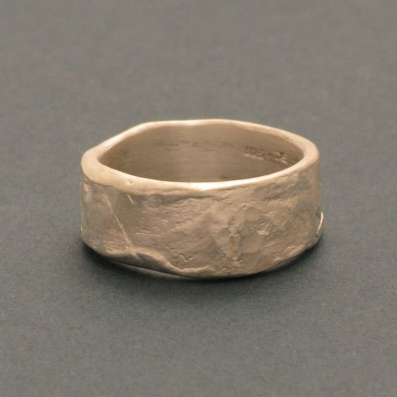 Silver Cast Ring 0.35 Inch 9 Mm | Etsy