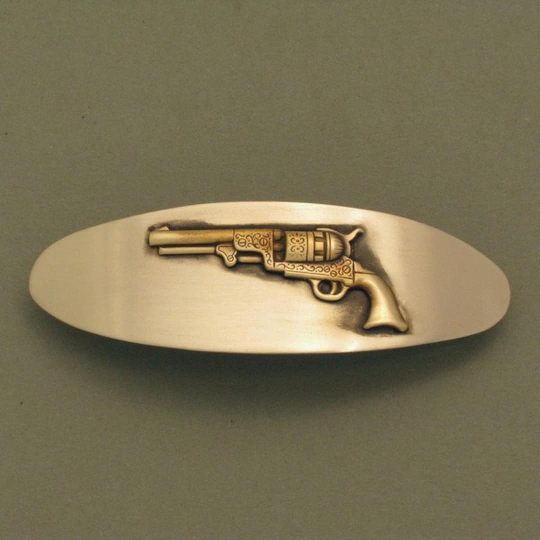 Vintage Revolver Hair Clip - Etsy