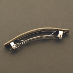 Wavy Silver Hair Clip - Etsy