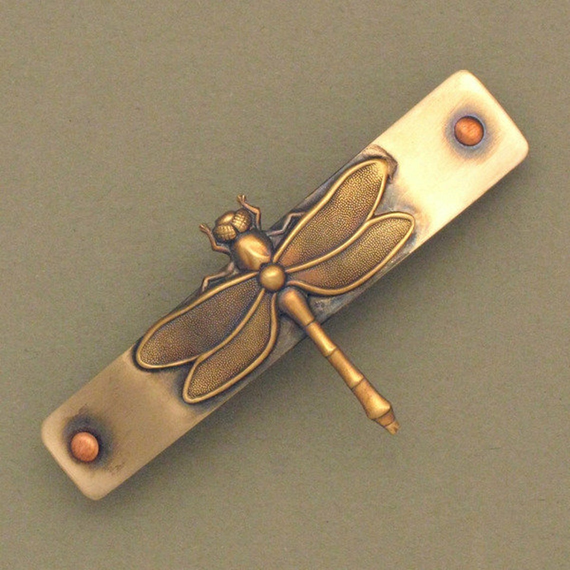 Dragonfly Small Hair Clip | Etsy