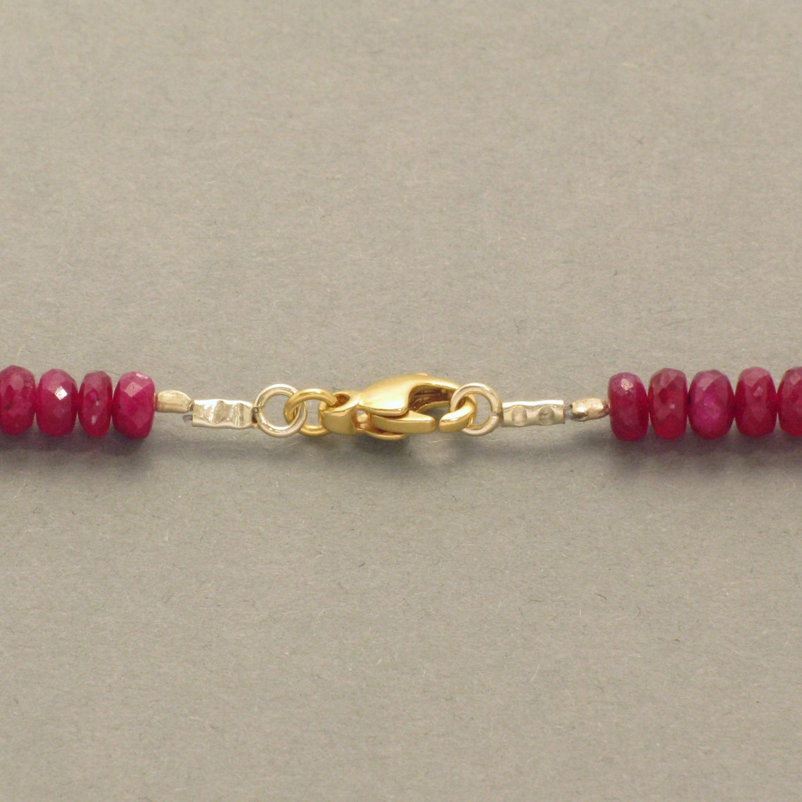 Collier de rubis - Etsy France
