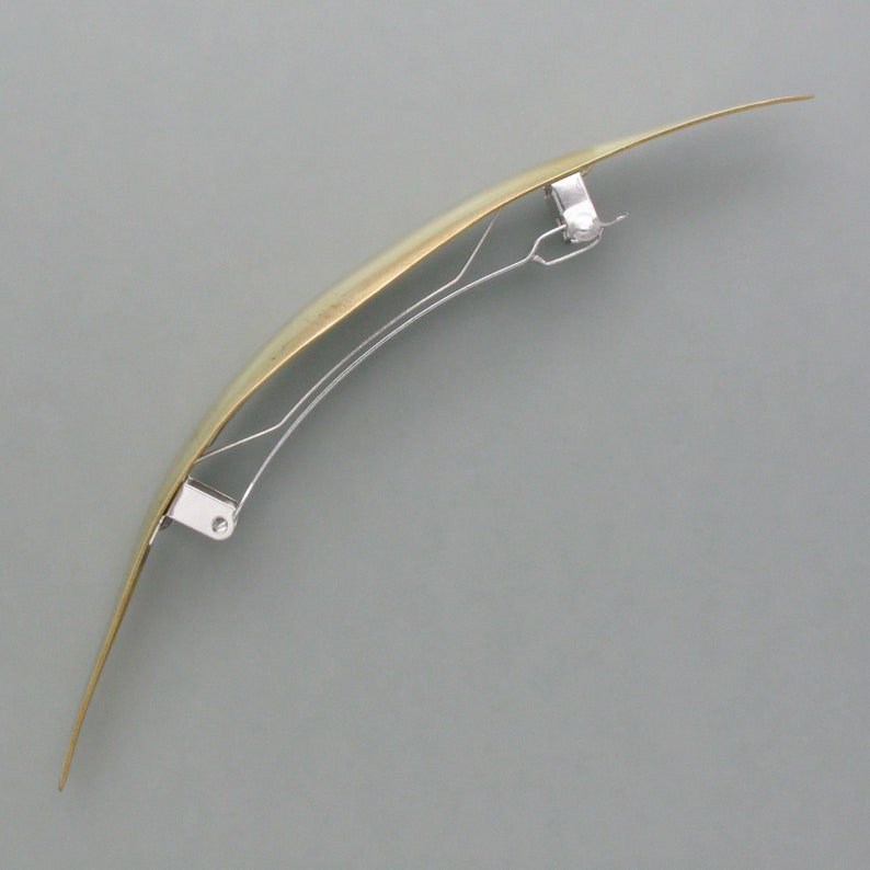 Spindle Hair Clip in Brass, Polished - Etsy