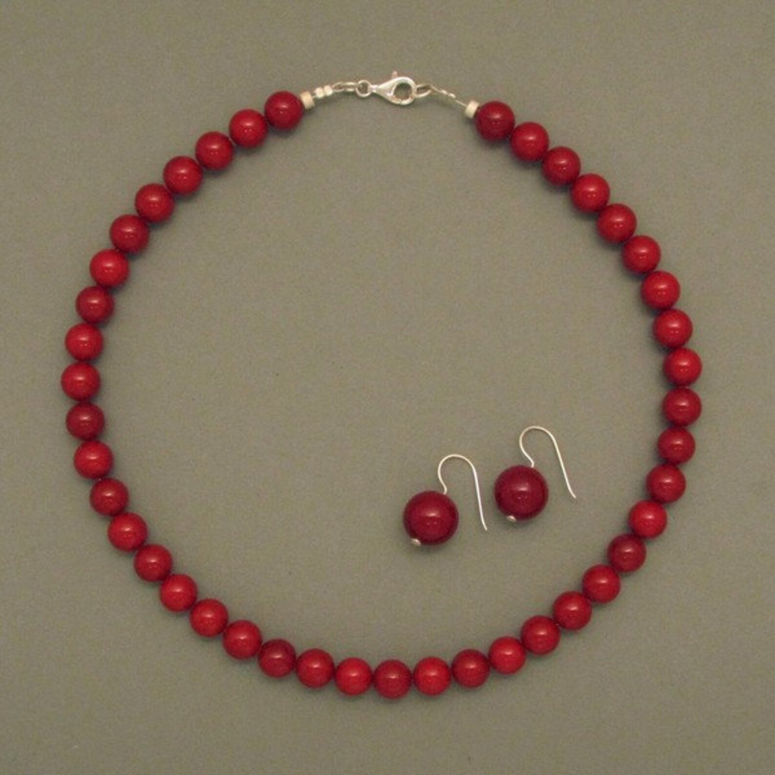 Drop Earrings Red Core Shell Pearls - Etsy