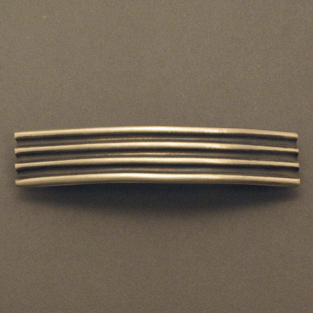 Wavy Silver Hair Clip - Etsy