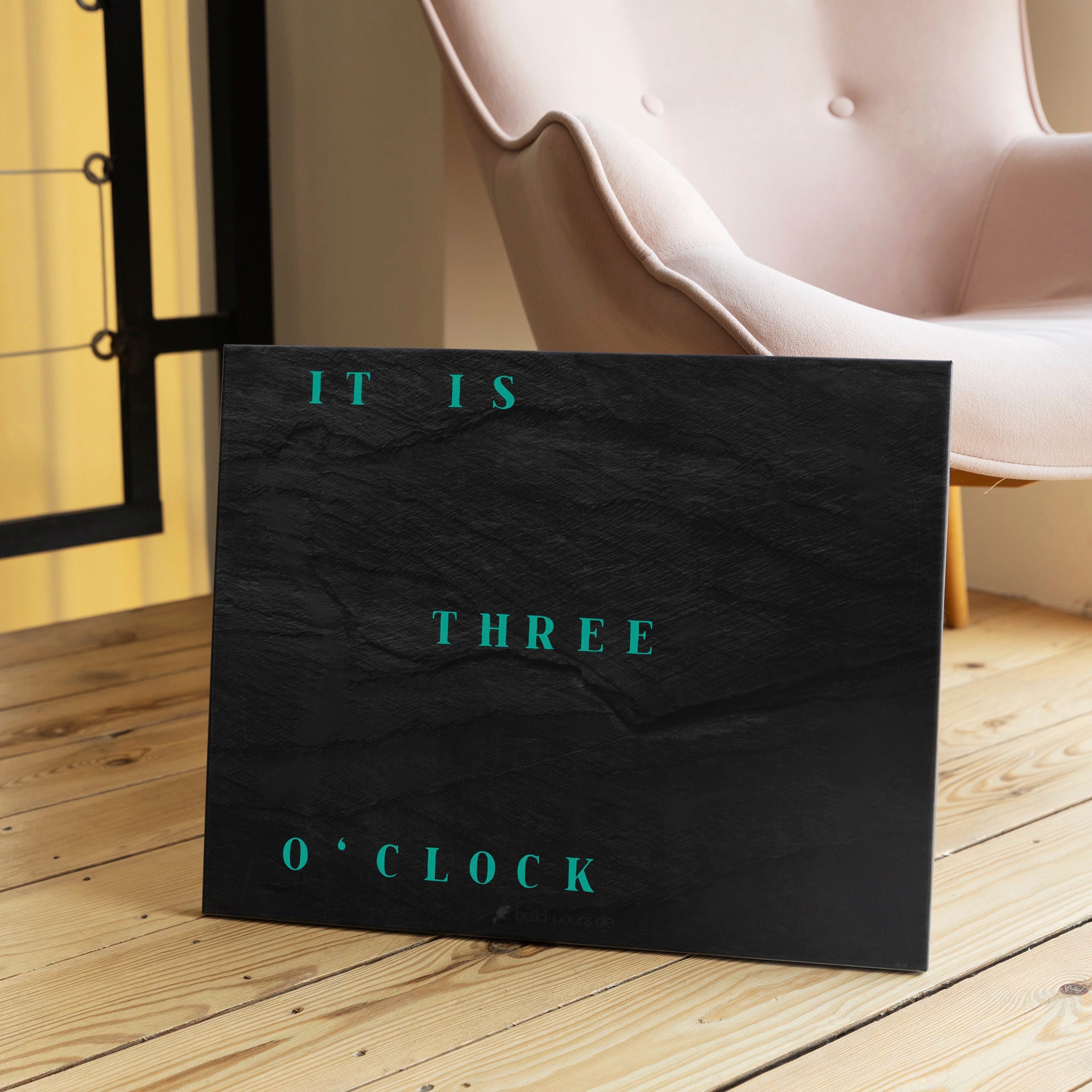 Wordclock Jupiter Slate Look Kit ENGLISH Build Your Word Clock LED Wall ...
