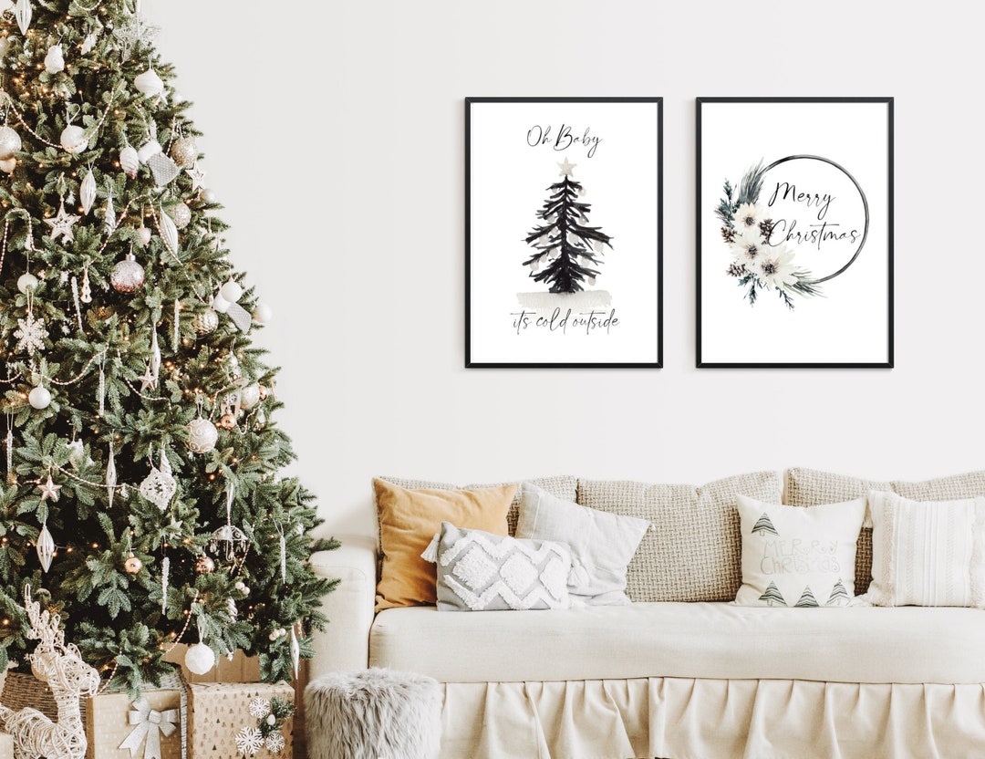 Christmas Poster Set Set Poster Christmas Decoration Christmas Pictures ...