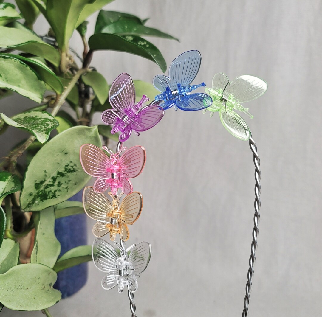 Butterfly Plant Clips, Set of 6 Colors. for Hoyas, Orchids ...