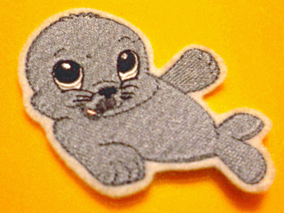 Lustige Robbe Aufnäher Applikation - Etsy