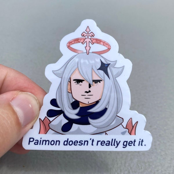 Genshin Paimon Sticker - Etsy