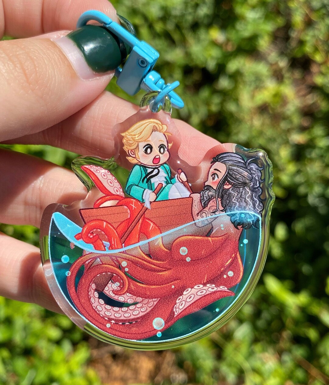 RESTOCKED!! OFMD Blackbonnet, Mermaid AU Keychain - Etsy