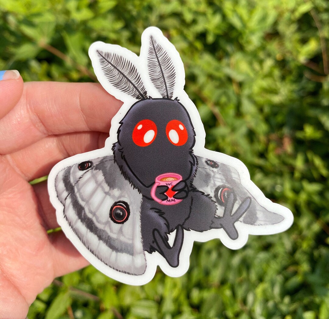 Lovable Mothman Stickers- Matte - Etsy