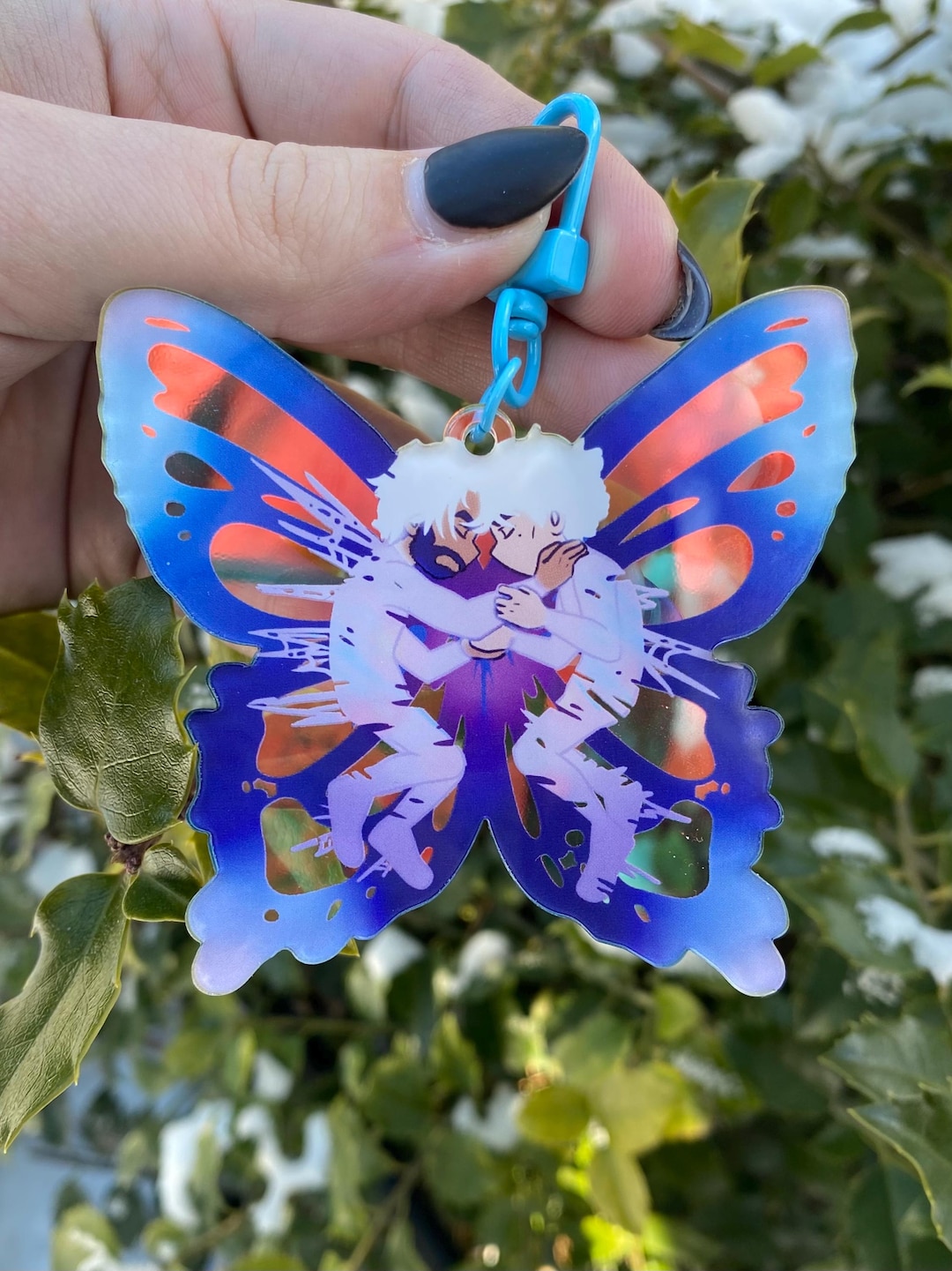 Jayvik Borderless Butterfly Rainbow Charm - Etsy