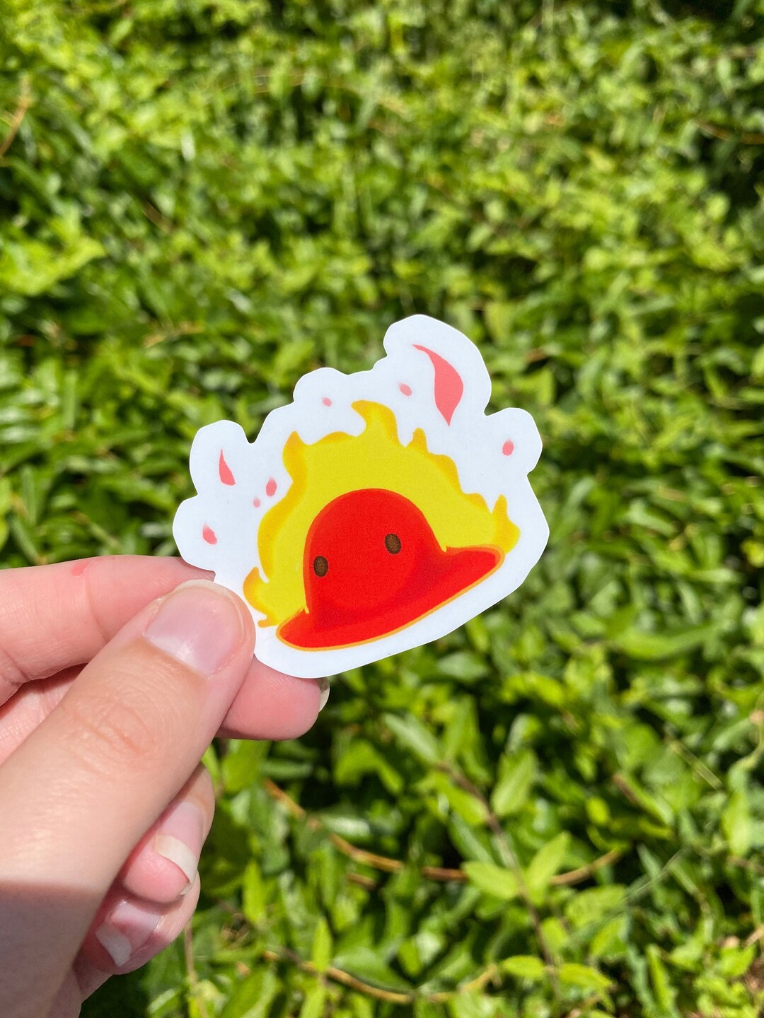 Fire Slime Sticker - Etsy