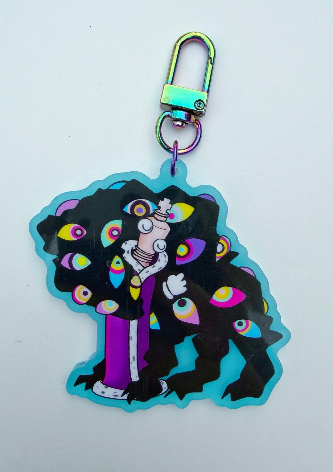 Glow in the Dark Kinger Keychain - Etsy