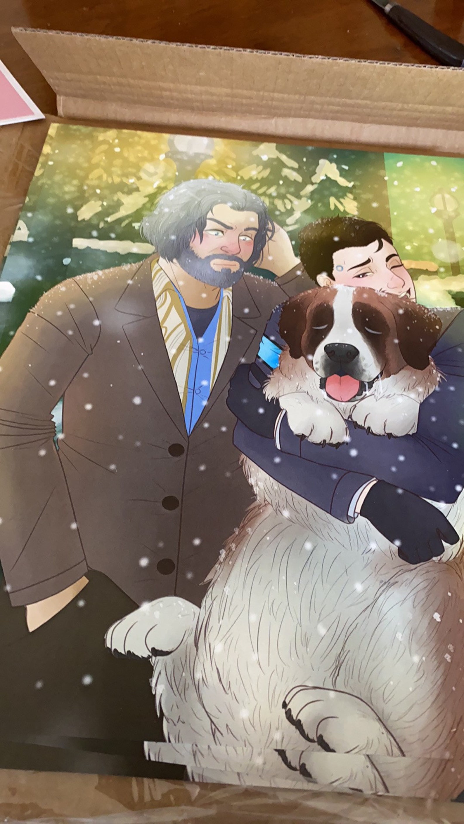 DBH hank Connor and Sumo 11x14 - Etsy